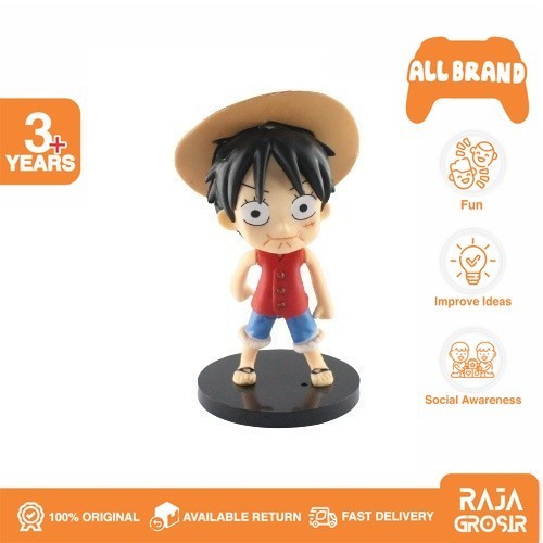 Jual Action Figure / Miniatur Mainan Topper One Piece Monkey D luffy ...