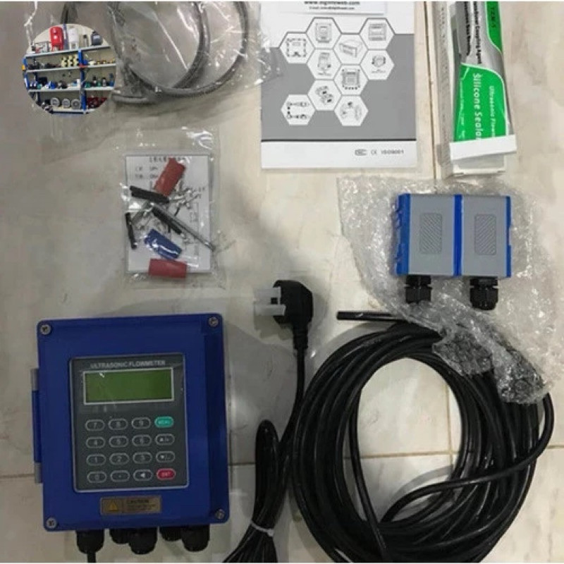 Jual Ultrasonic Flow Meter 50-700mm TUF2000B Flow Tester TM1 TUF 2000B ...