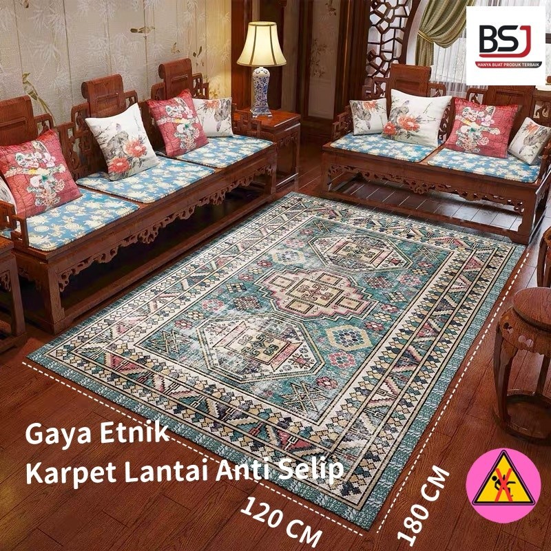 Jual Karpet Malaysia Motif Anti-selip【120×180CM】/Karpet Kiblat Muslim ...