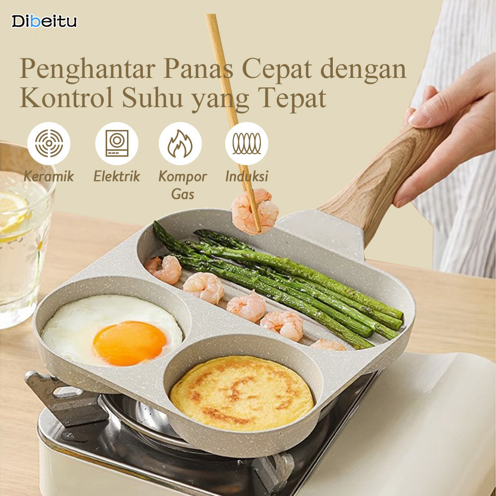 Jual Wajan telur goreng/wajan anti lengket 3-in-1/ peralatan masak ...
