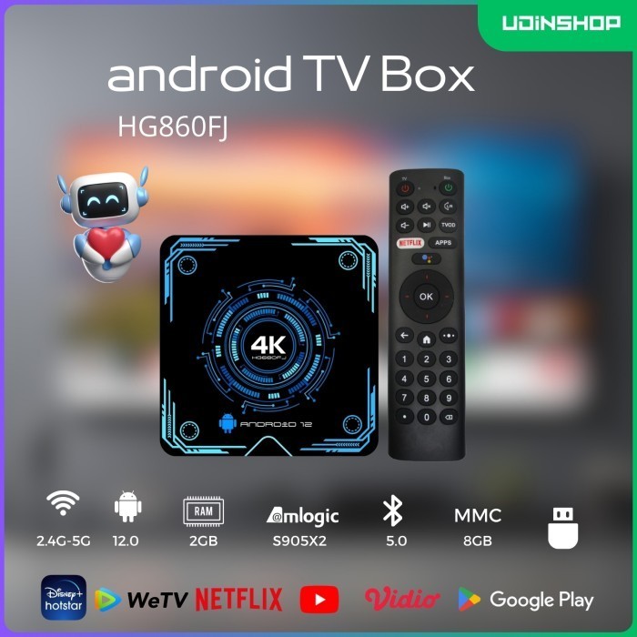 Jual STB Android BOX 4K HG680FJ Full Aplikasi | Shopee Indonesia