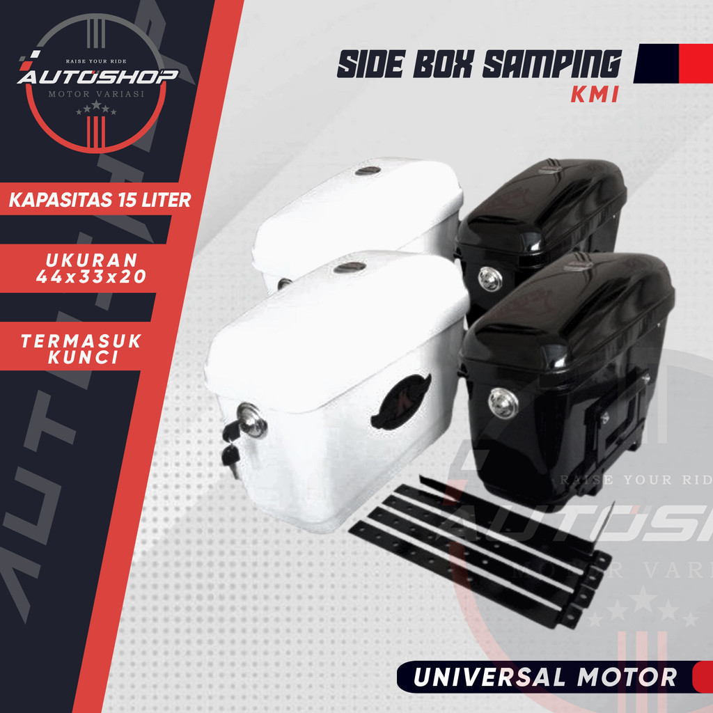 Jual Side Box Samping Touring HARLEY BOBBER JAPSTYLE 15 LITER Box ...