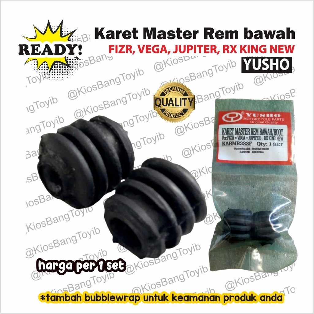 Jual Master Rem Bawah Karet Boot Caliper FIZR Vega Jupiter RX King New (Yusho) | Shopee Indonesia