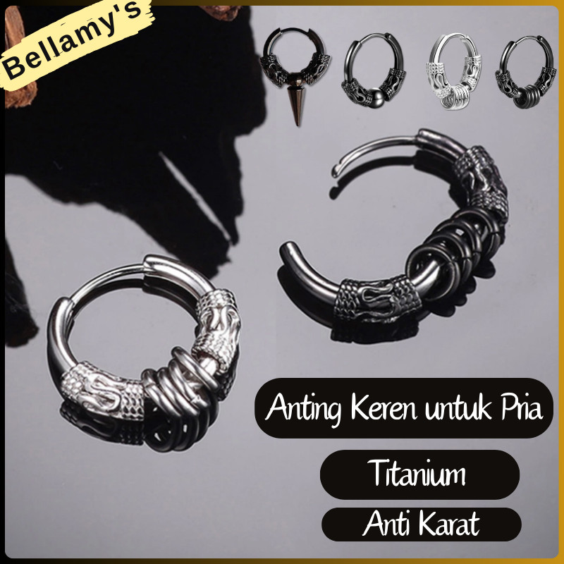 Jual Anting Keren Untuk Pria Terbaru Anting Anting Tindik Asli Titanium ...