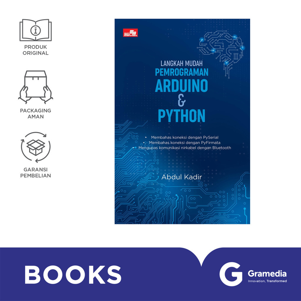 Jual Buku Langkah Mudah Pemrograman Arduino & Python | Shopee Indonesia