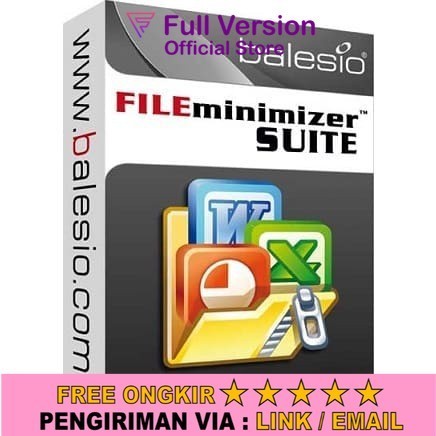 Jual FILEminimizer Suite 8 Pro Aplikasi Convert Dan Kompres Ukuran File Ms Office Seperti Excel ...