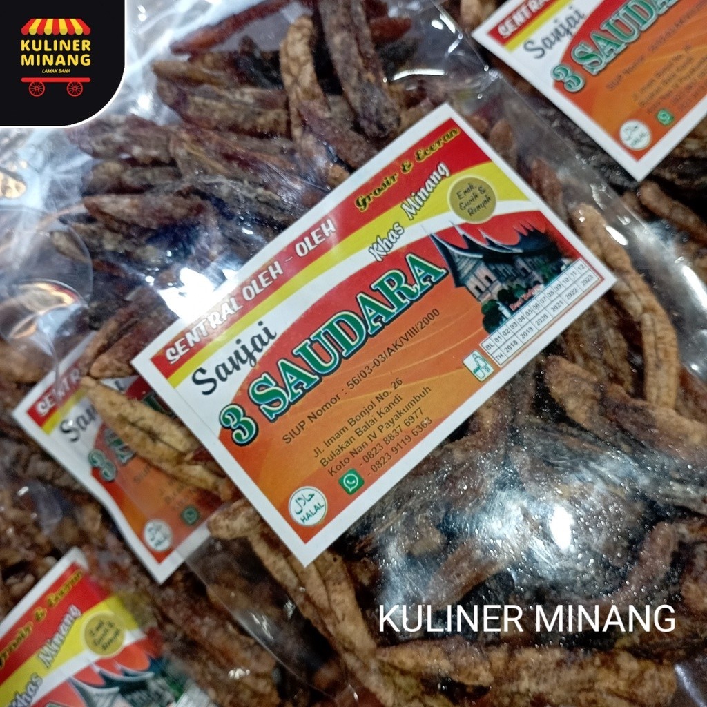 Jual Kuliner Minang Pisang Sale 3 Saudara Oleh-Oleh Asli Cemilan ...