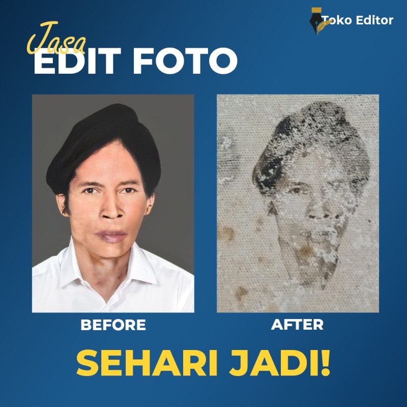 Jual JASA EDIT PROFESIONAL FOTO HITAM PUTIH MENJADI BERWARNA /RESTORASI ...