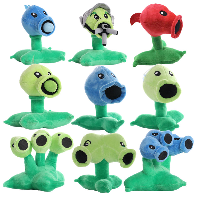 Jual Plants VS Zombies Stuffed Plush Toys P2 Peashooter Snow Pea ...