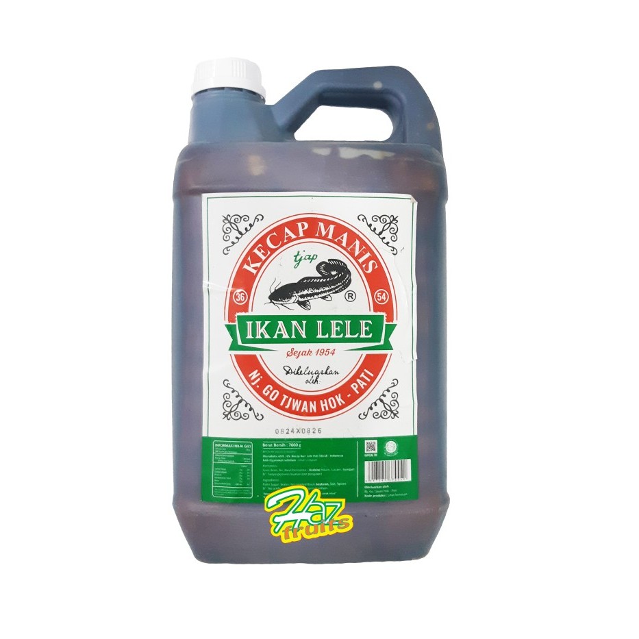 Jual Kecap Lele | Kecap Manis Sachet Cap Ikan Lele Jerigen 7 Kg ...