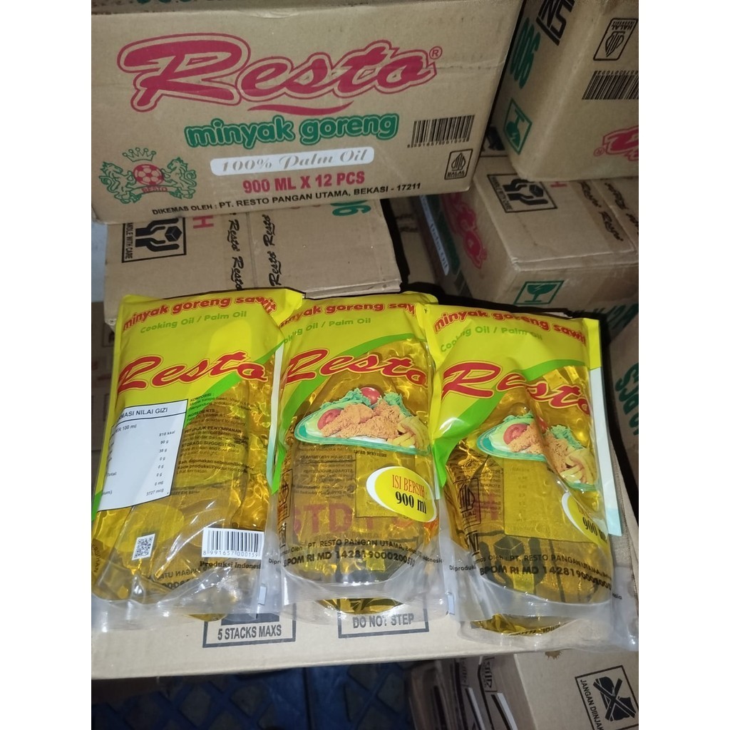 Jual Minyak Goreng Resto 900 mL PCS | Shopee Indonesia