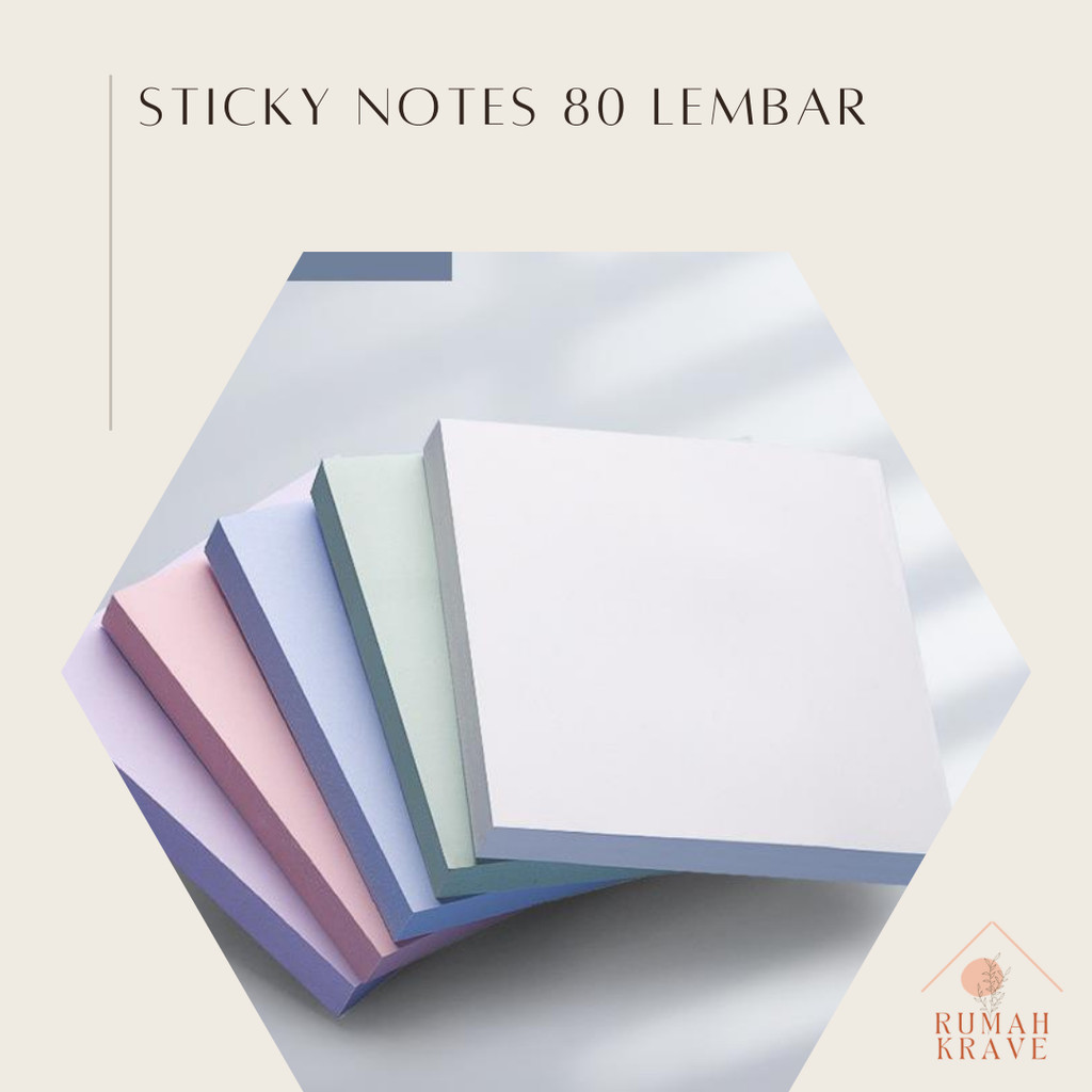 Jual RUMAH KRAVE - Sticky Notes 80 lembar putih | Shopee Indonesia