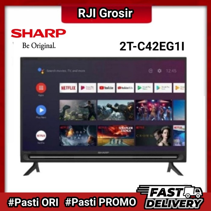 Jual LED TV Sharp 42 Inch 2T-C42EG1i / 42EG1i Full HD Google TV - 42EG1 ...