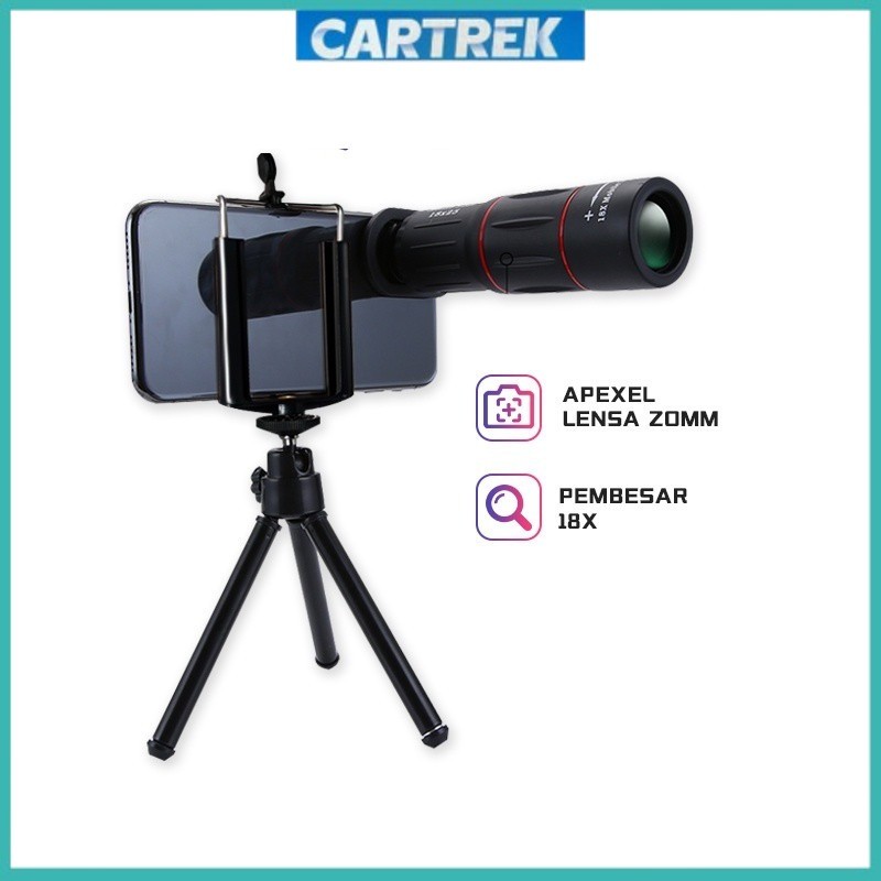 Jual Lensa Teleskop Zoom HP 18x 28x 36x Premium / Telescope Lensa Zoom ...