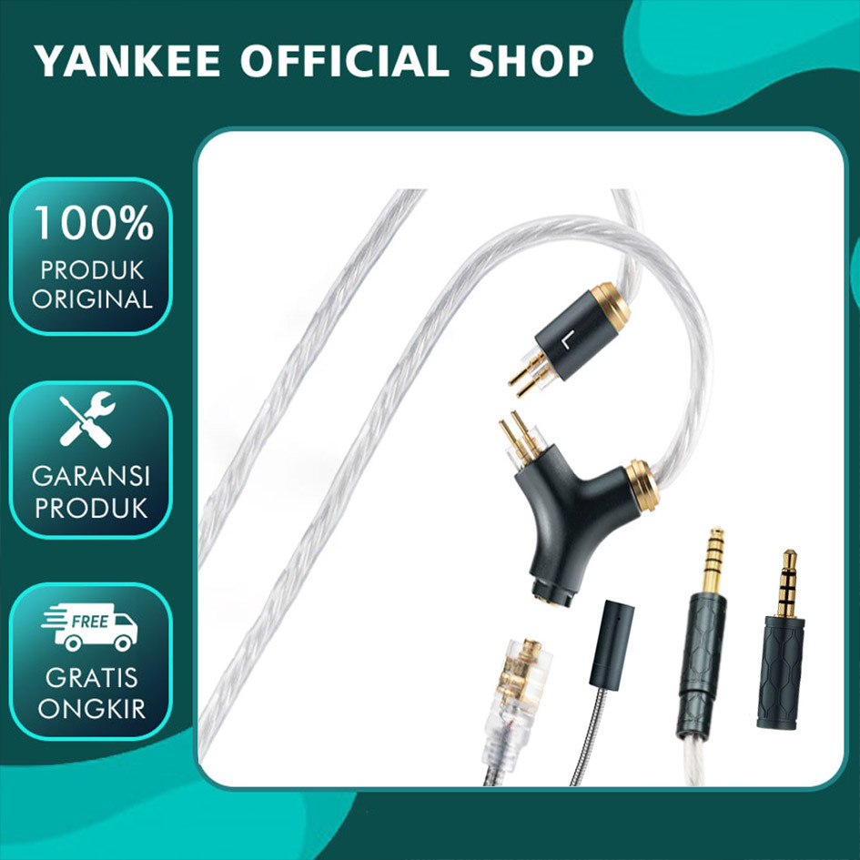 Jual Kinera Gramr Pro Earphone Cable With Detachable Boom Mic Modular 3.5mm/4.4mm | Shopee Indonesia