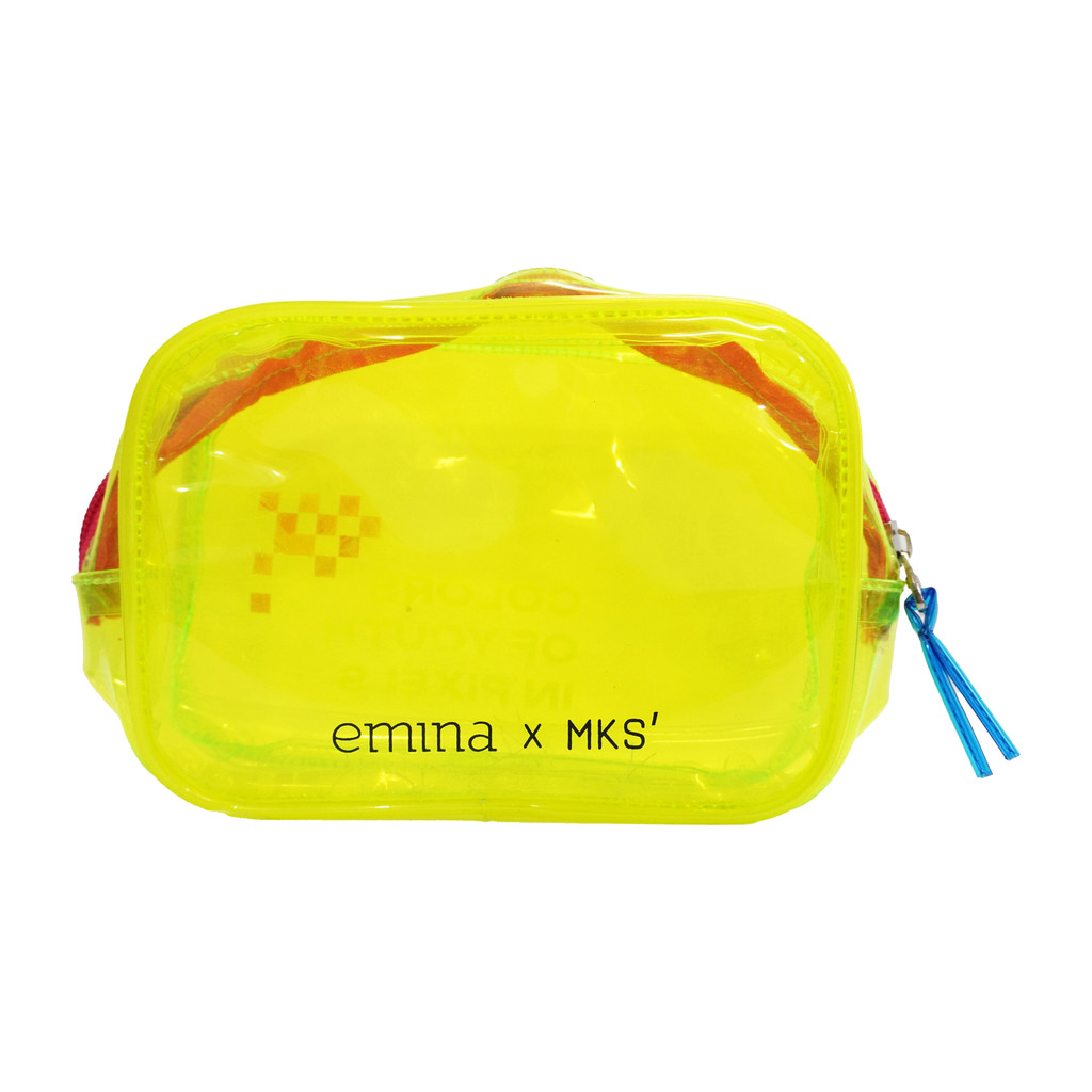 Jual [Gift Not For Sale] Emina x MKS Pouch Color Of Youth in Pixel | Shopee Indonesia