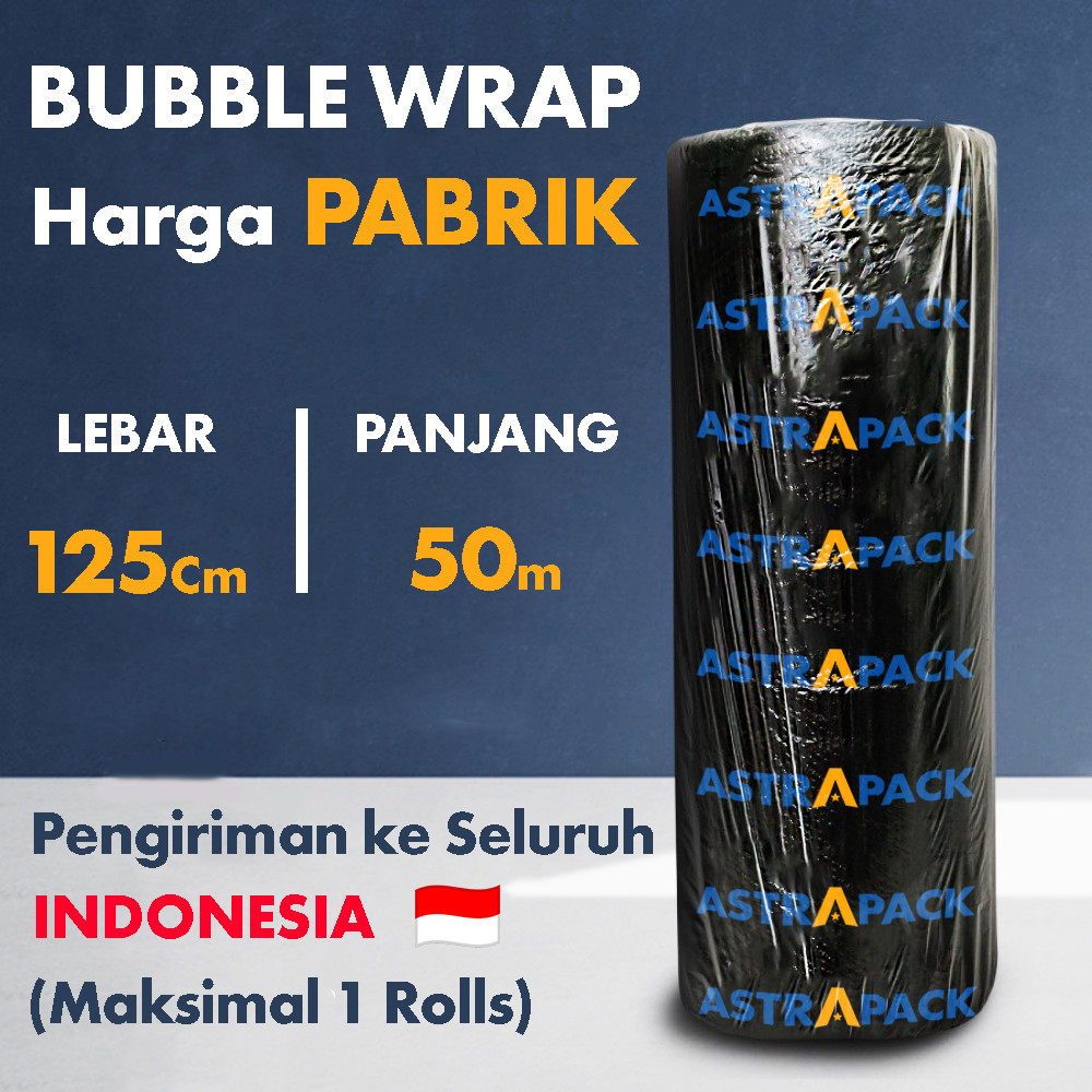 Jual PLASTIK BUBBLE WRAP BESAR 125CM X 50M / BUBBLE WRAP SNS KUALITAS ...