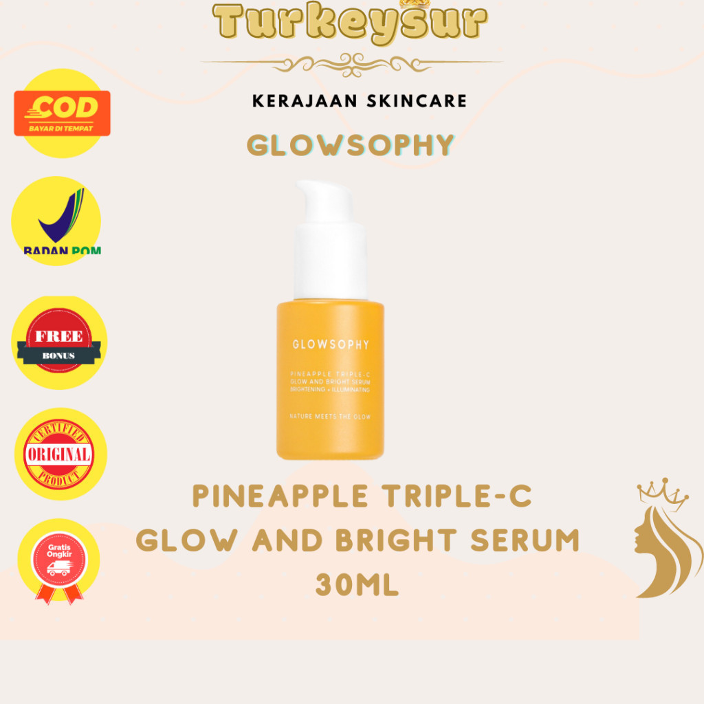 Jual GLOWSOPHY Pineapple Triple-C Glow and Bright Serum 30ml - Serum ...