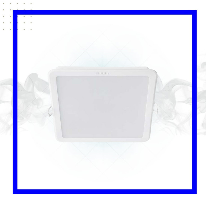 Jual PHILIPS LED Downlight 59451 Meson SQ 9 Watt 13 Watt 17 Watt 4 inch ...