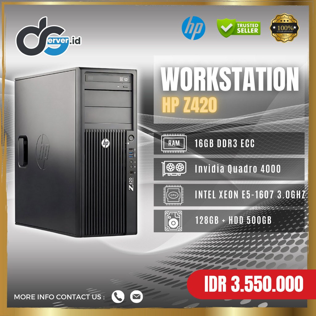 Jual Server HP Z420 Desktop Workstation | Shopee Indonesia