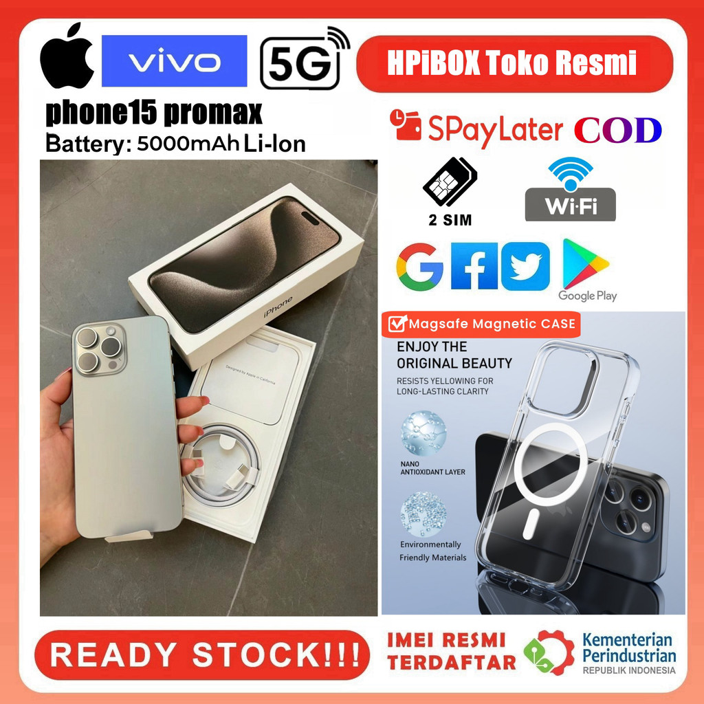 Jual i15 Pro Max 256GB VIVO HpiBOX | Smartphone 5G Terbaru 2024 | Hp 15 Pro Max Termurah, Spek ...