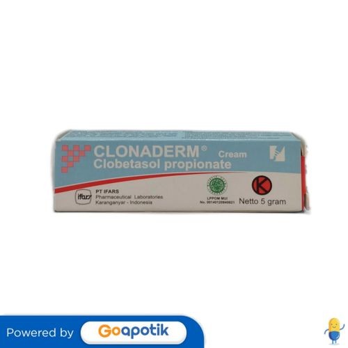 Jual Clonaderm Cream Isi 5 Gram Tube | Shopee Indonesia