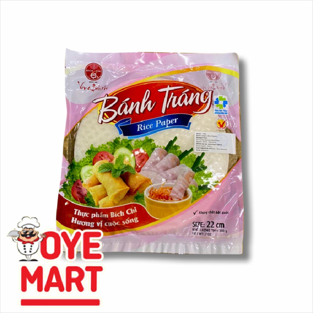 Jual BANH TRANG BICH - CHI RICE PAPER 200GR 22 CM | Shopee Indonesia