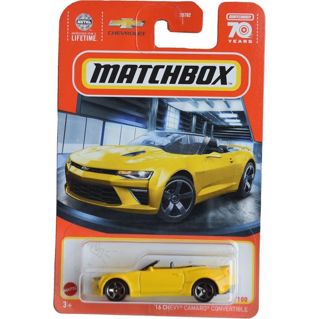 Jual Matchbox / Match Box '16 Chevy Camaro Convertible, Kuning | Shopee ...
