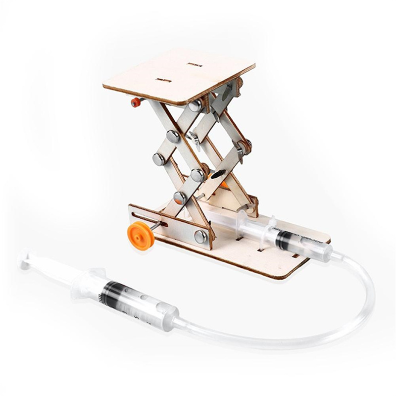 Jual Children's DIY Technology Educational Toy Hydraulic Lift Table ...