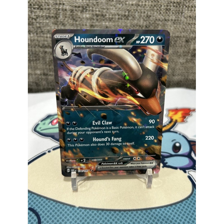 Jual Pokemon TCG English Houndoom ex - 134/197 - Ultra Rare Scarlet ...