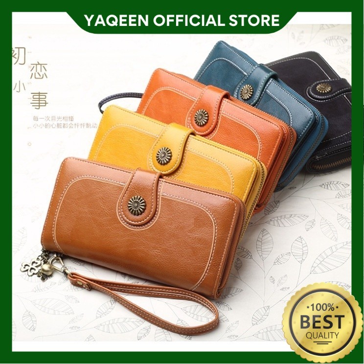 Jual YAQEEN - DOMPET PESTA PANJANG WANITA KULIT PREMIUM MEWAH BRANDED ...