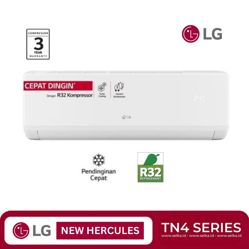 Jual AC Split Wall LG Hercules 1.5 PK H12TN4 | Shopee Indonesia