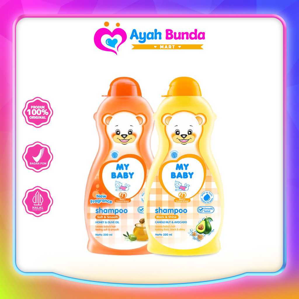 Jual MY BABY Shampoo 200ml - Sampo Bayi Rambut Lembut | Ayah Bunda Mart ...