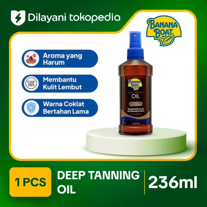 Jual Banana Boat Deep Tanning Oil 236ml | Shopee Indonesia