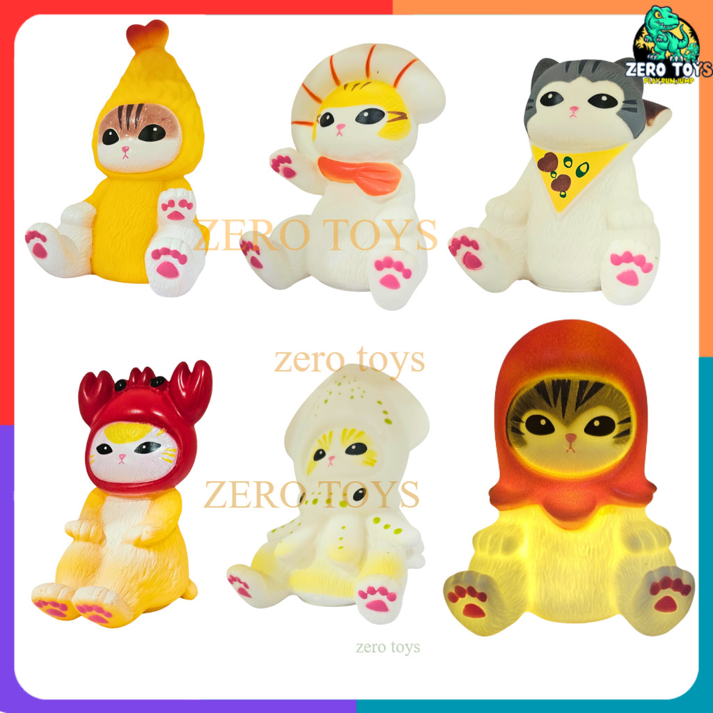 Jual Figure Lampu Tidur LED Mofusand Kucing Gemuk Gurita Tempura ...