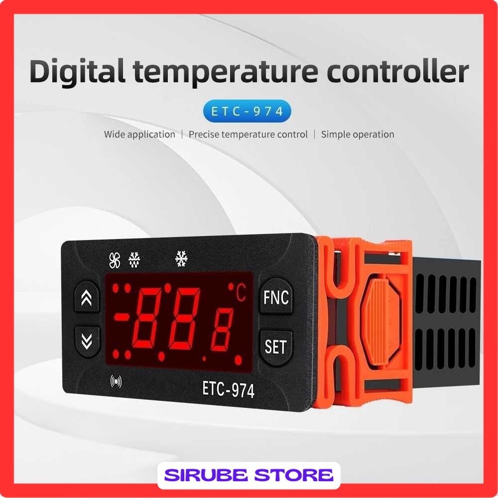 Jual Digital Temperature Control Thermostat Defrost Alarm 230V - ETC-974 | Shopee Indonesia