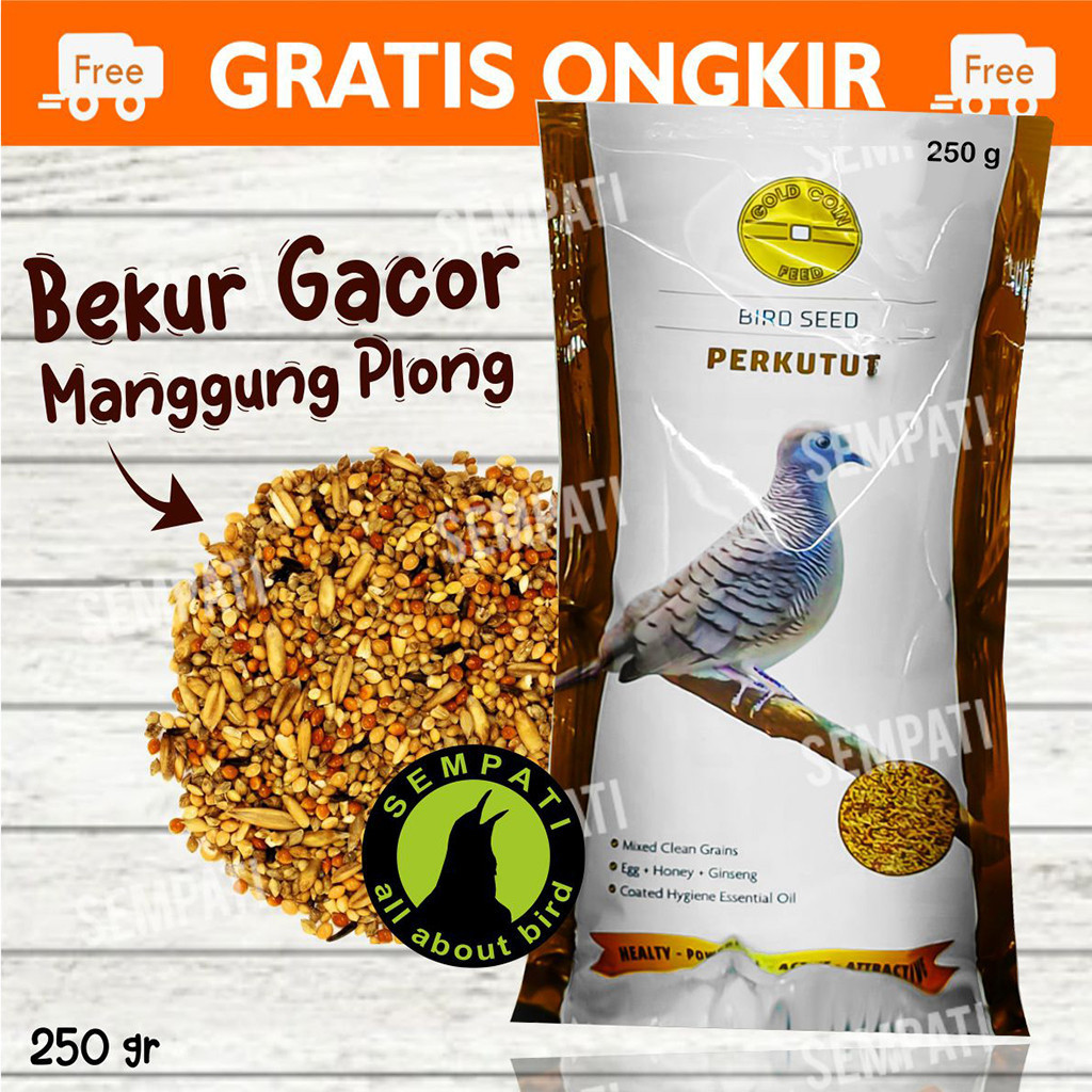 Jual SEMPATI GOLD COIN PERKUTUT ROYAL 250 GRAM PAKAN BURUNG PERKUTUT ...