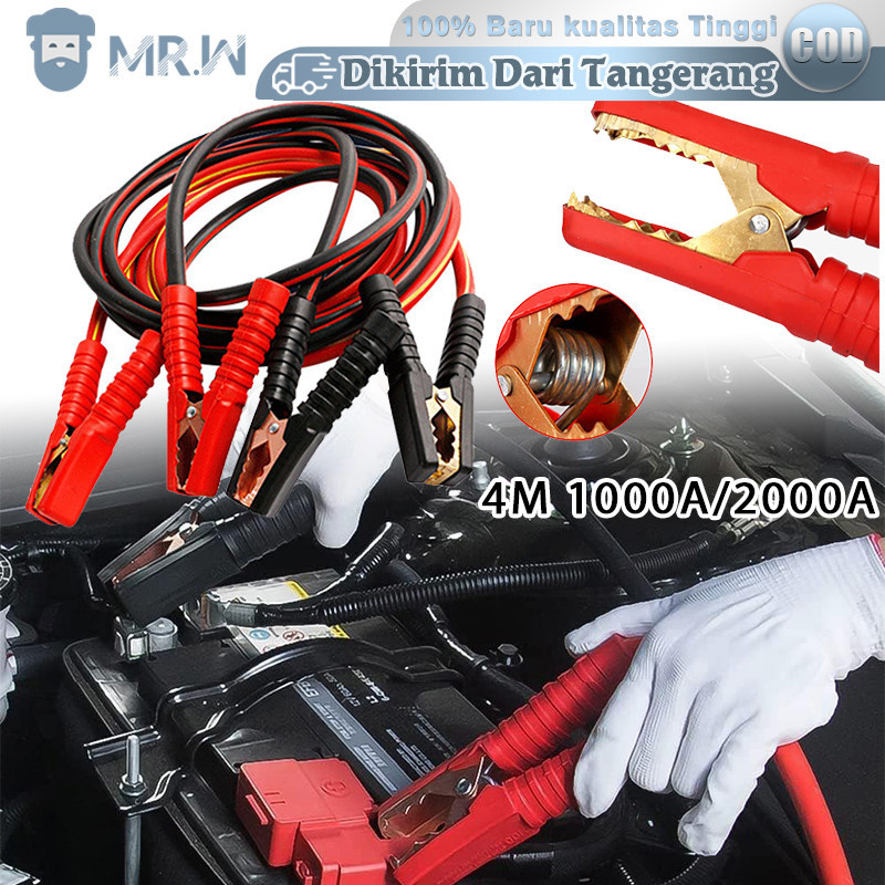 Jual 4 Meter Kabel Setrum Aki Mobil 1000a/2000a Kabel Jamper Aki Kabel ...