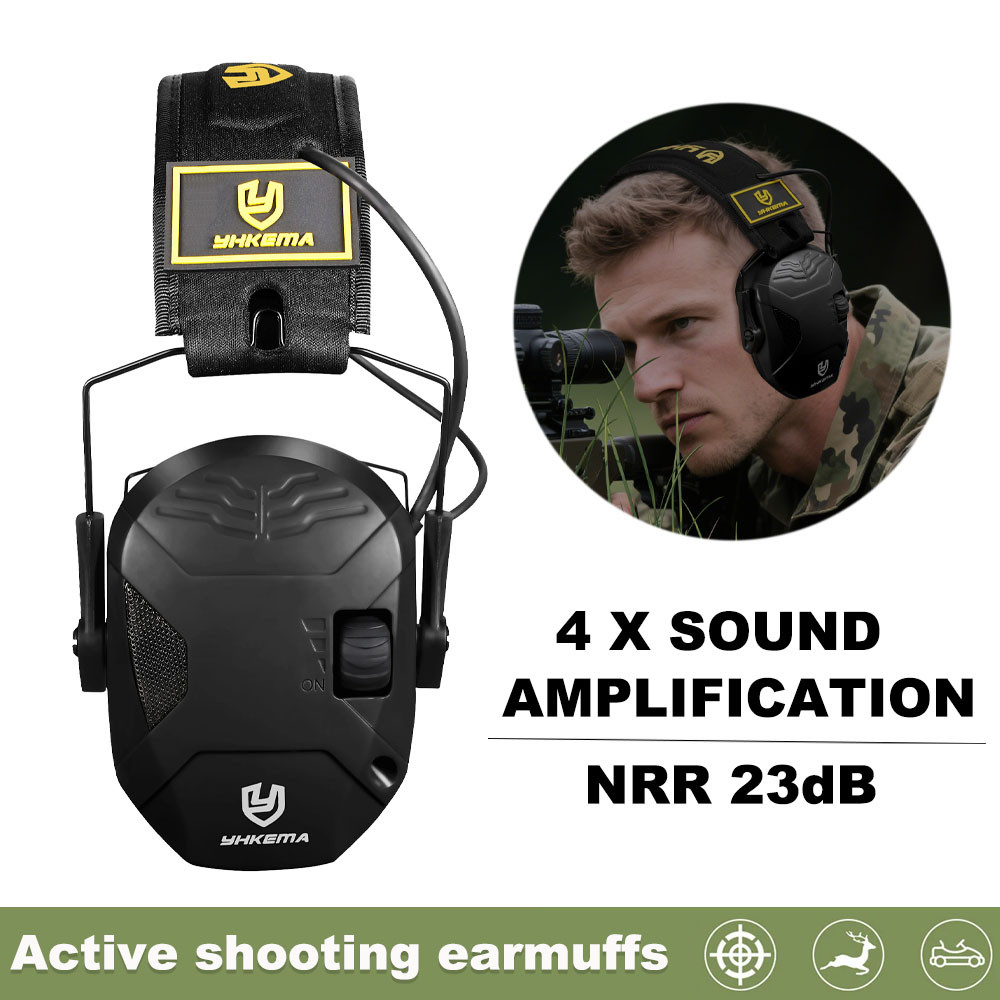 Jual Electronic Earmuff Active Headphone Range Shooting Hunting Hearing ...