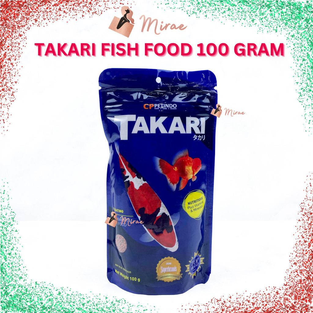Jual Pelet Takari Fish Food 100 Gram Pakan Pelet Ikan Hias Takari 100 ...