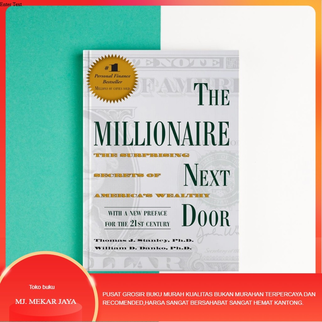 Jual Buku (Eng) The Next Millionaire Next Door by Thomas J Stanley PhD ...