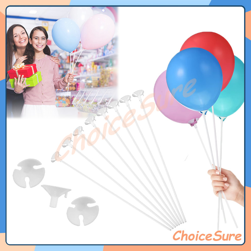 Jual Tangkai Balon Isi 20/Stik Balon Latex/Stik Balon Warna Warni ...
