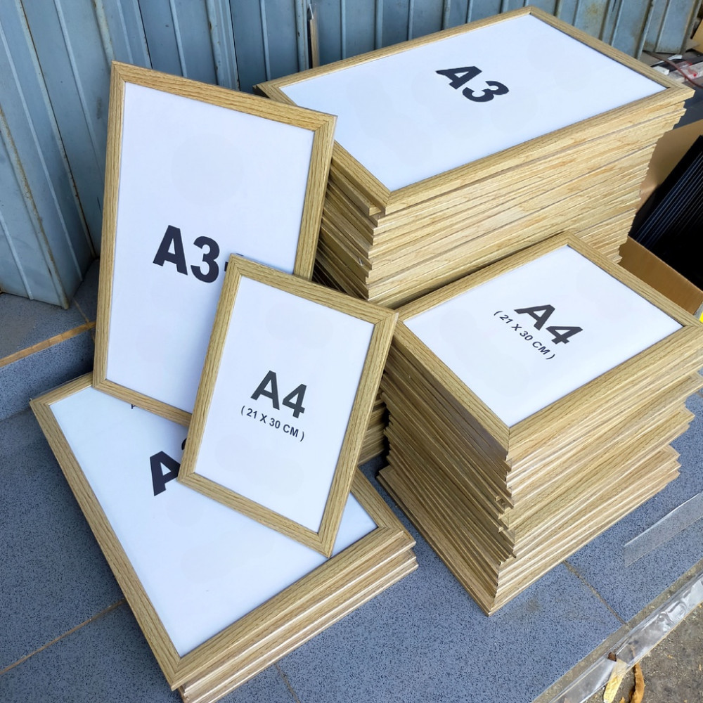 Jual PROMO !!!! Figura kayu Pigora Kayu Bingkai Frame Kayu Natural ...