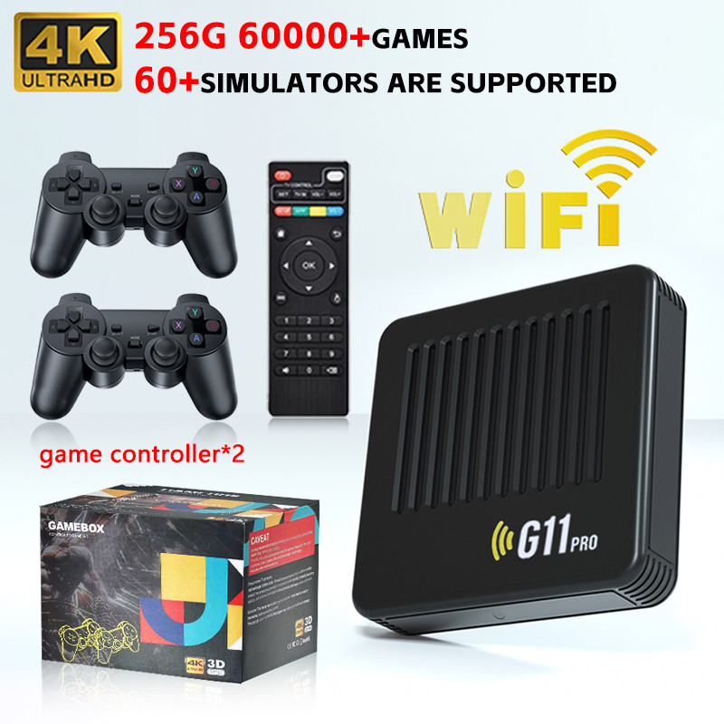 Jual Video Game Console G11 Pro 4K HD 2.4G 256GB Wireless Controller ...