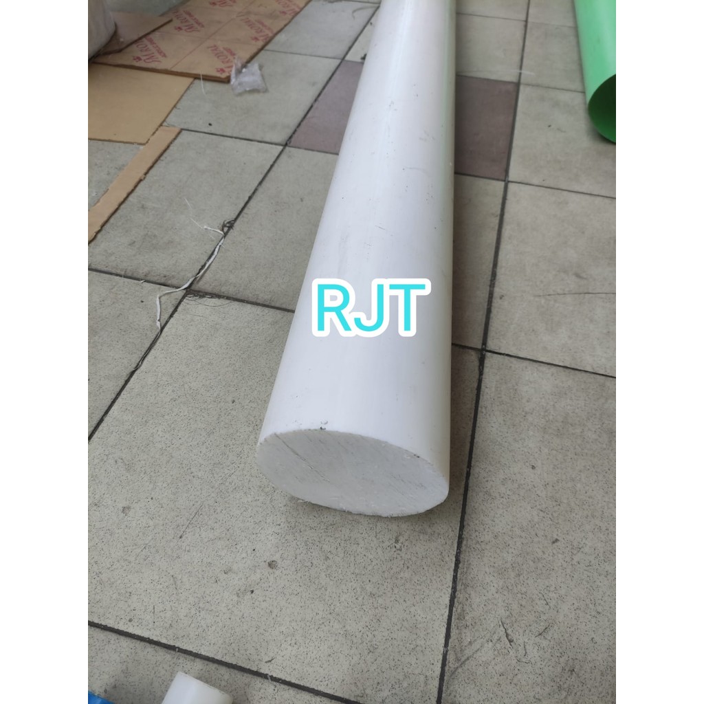 Jual teflon rod 50mm x 5cm as ptfe putih batangan | Shopee Indonesia