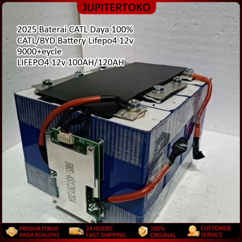 Jual CATL/BYD Battery Lifepo4 24v /12v 120ah/100AH Battery Lifepo4 12v ...