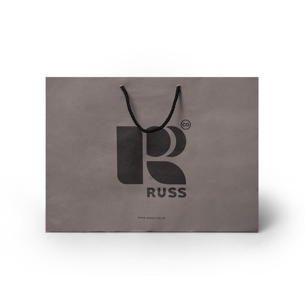 Jual Russ Papper Bag Dark Grey | Shopee Indonesia
