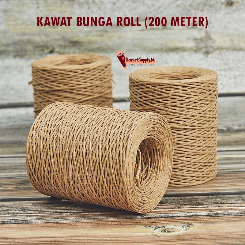 Jual Kawat Bunga Roll Oasis / Tali Kawat Bunga Buket | Shopee Indonesia