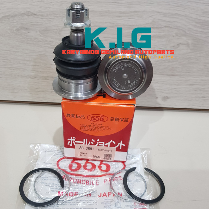 Jual BALL JOINT UP ATAS TOYOTA INNOVA FORTUNER HILUX 555 JAPAN ORIGINAL ...