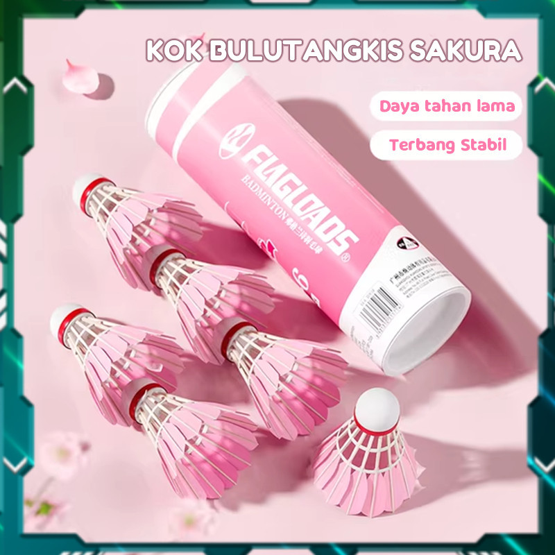 Jual SHUTTLECOCK / COCK BADMINTON / KOK BULUTANGKIS PINK SAKURA ...